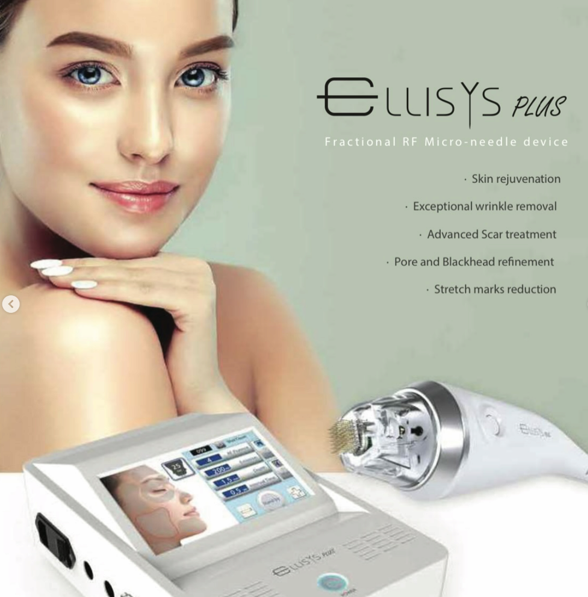 Ellisys Plus Fractional RF-Micro needle device | tradekorea