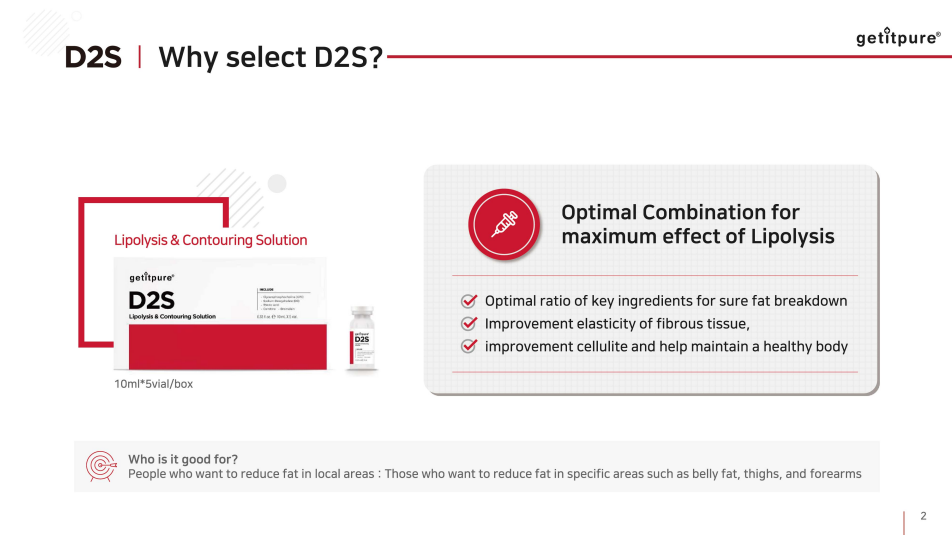 D2S Lipolysis Contouring Solution | tradekorea