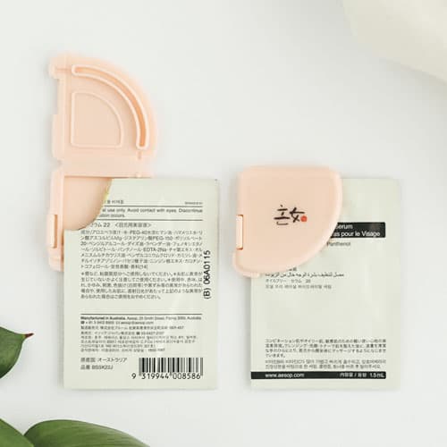 sample clip-cosmetic sample sealing clip | tradekorea