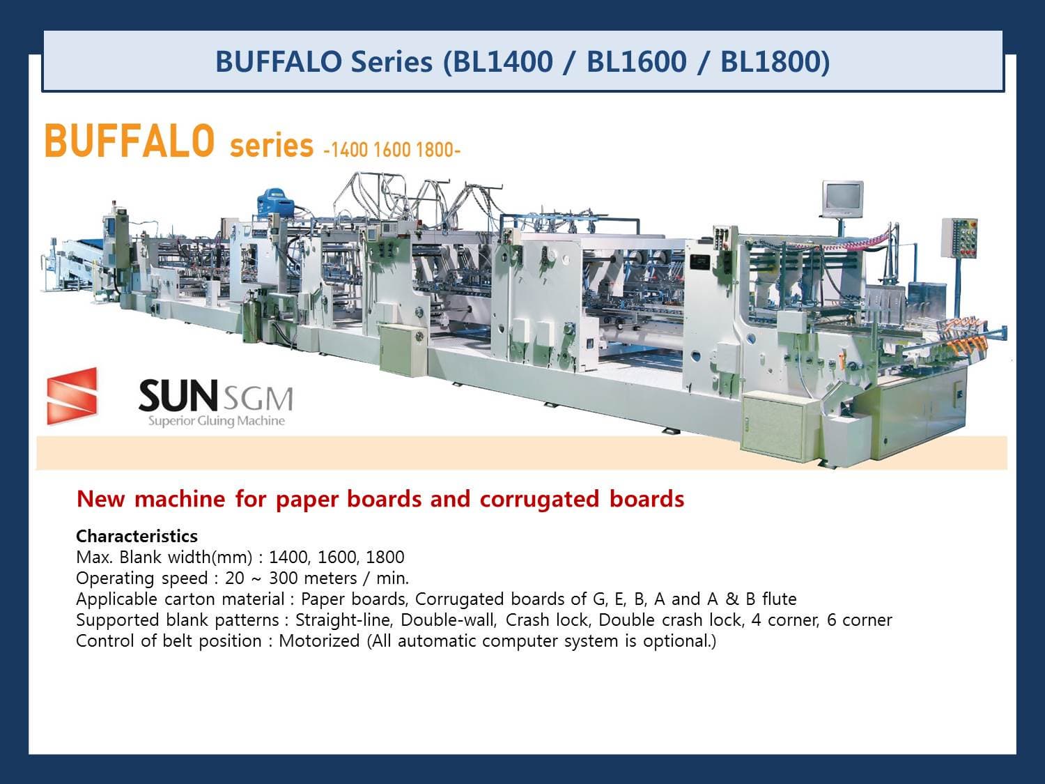 Folding Carton Machine / Folder Gluer (Buffalo) | tradekorea