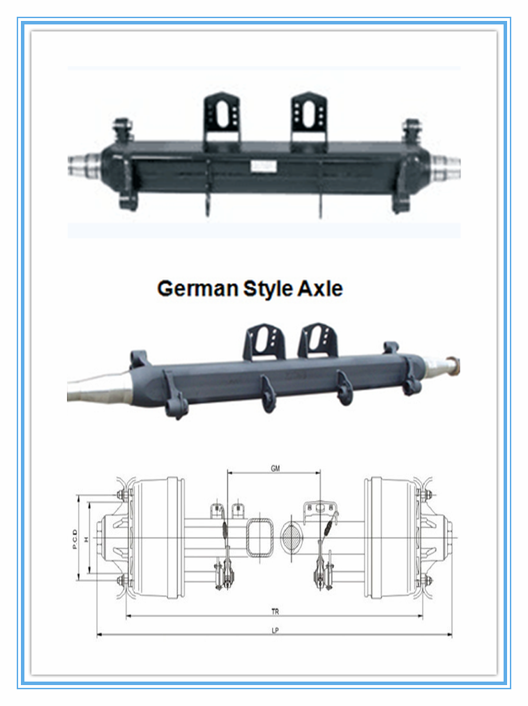 13ton 13t Semi Trailer Axle Beam / Axle Tube | tradekorea