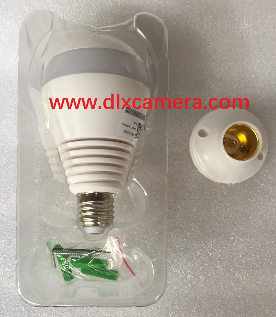 2Mp 1080P 360° Panoramic P2P Wireless IP light bulb camera | tradekorea
