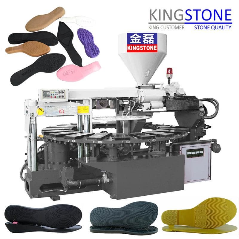 Rotary 1/2/3 Color PVC/TPR Sole Injection Moulding Machine | tradekorea