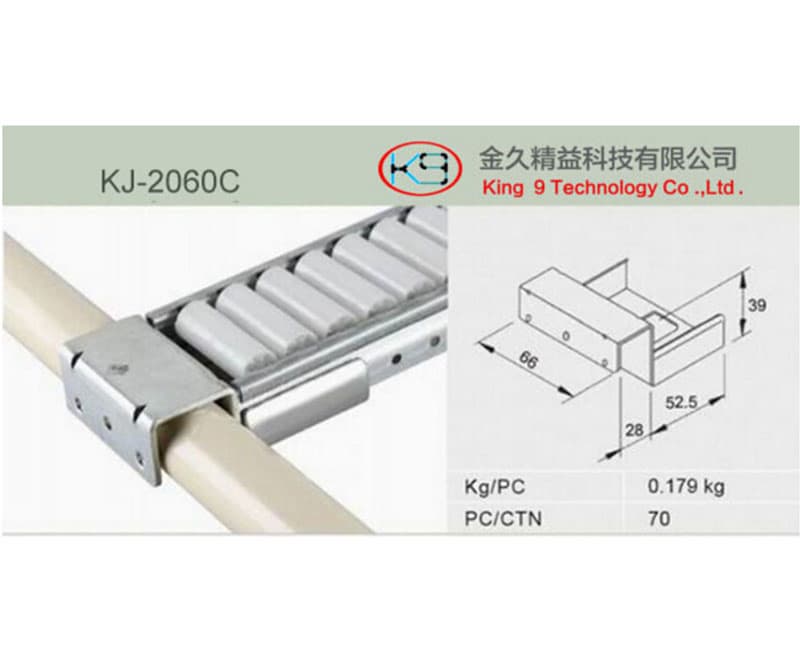 60mm Placon Roller Mounting Bracket | tradekorea