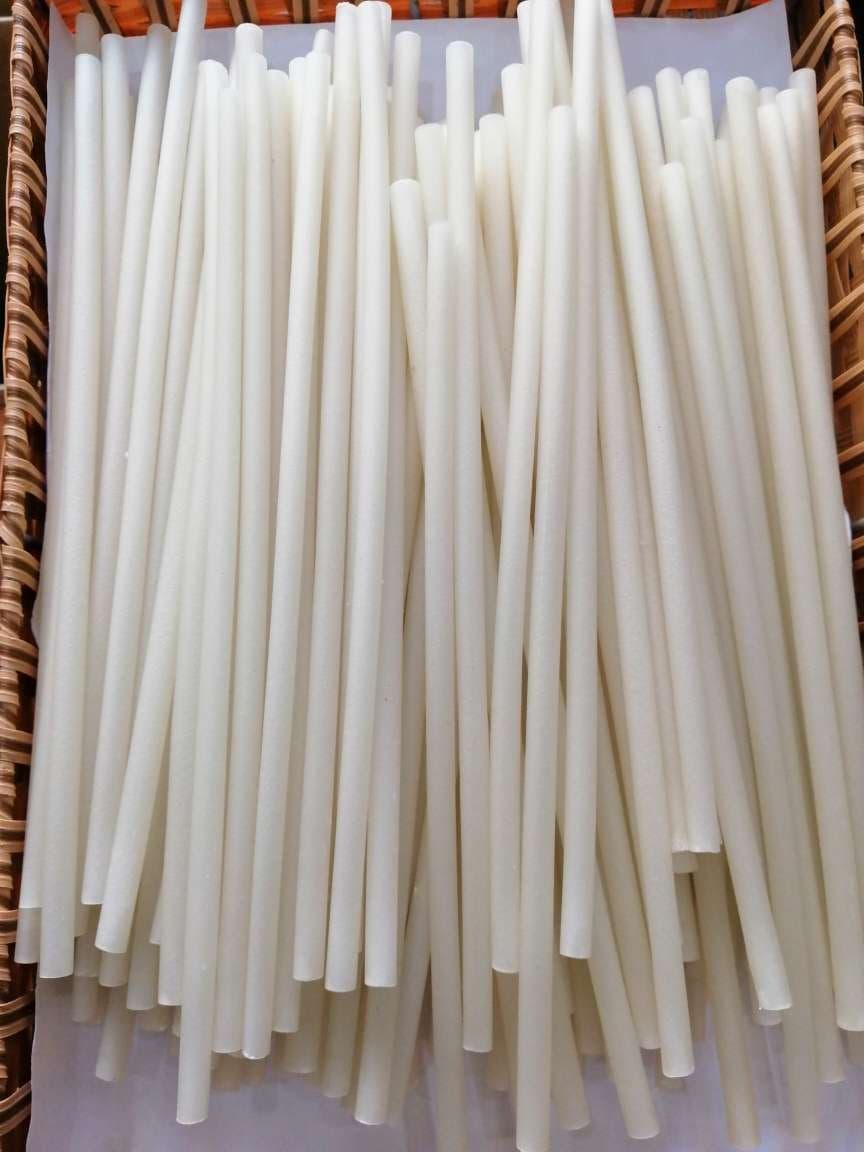 Rice flour drinking straws colorful edible OEM packing/Pasta straws ...