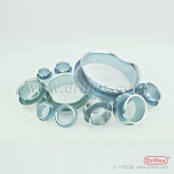 Flared ferrule for liquid tight conduit fittings connection by stamping ...