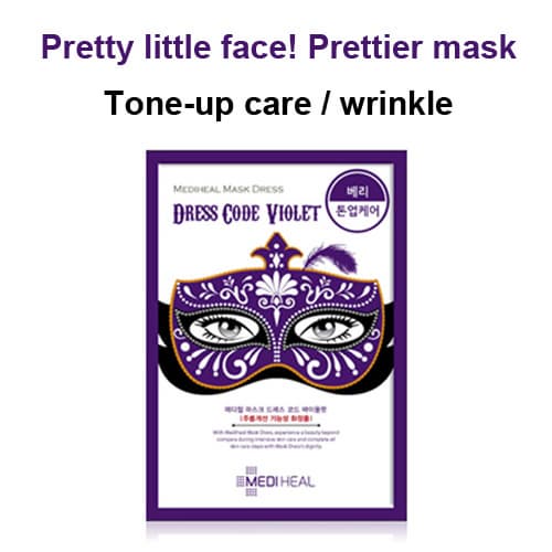 MEDIHEAL MASK DRESS DRESS CODE VIOLET | tradekorea
