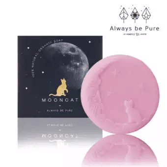 Always Be Pure Moon Cat Sweet Pea Soap,Korean cosmetics | tradekorea
