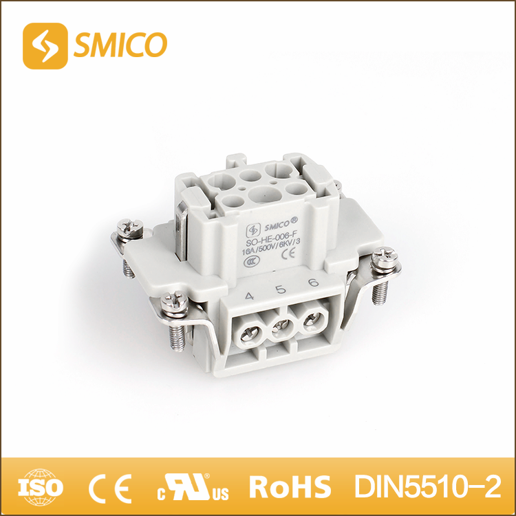 SMICO heavy duty connector industrial multipole rectangle | tradekorea