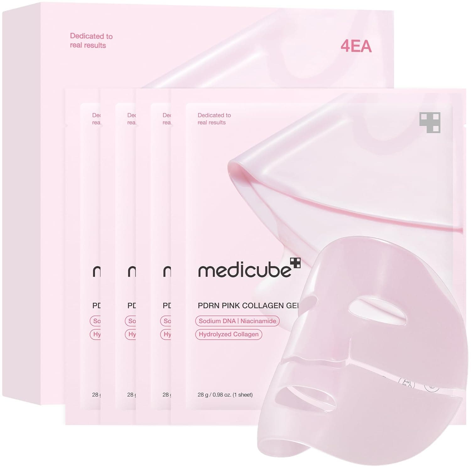 medicube Salmon DNA PDRN pink collagen jelly gel mask | tradekorea