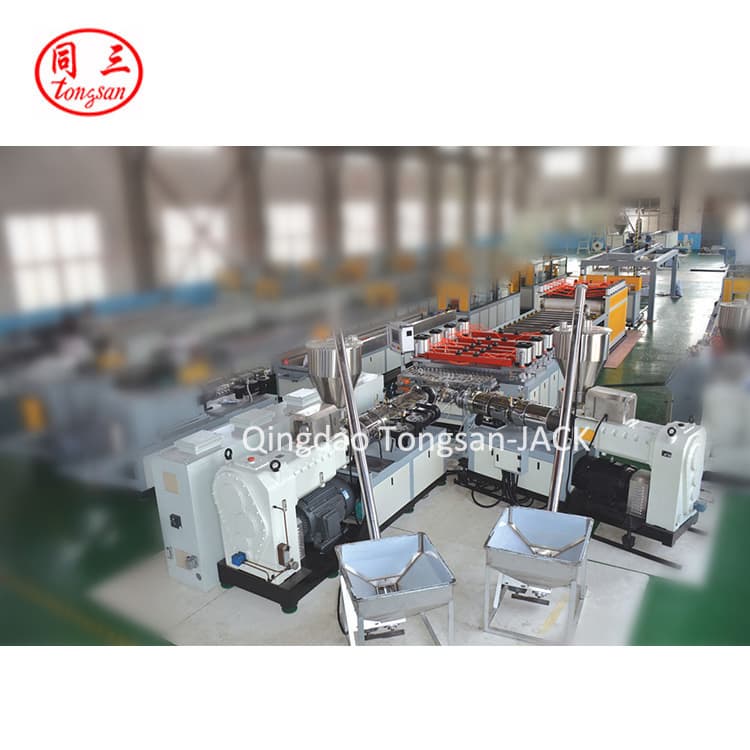 PVC skinning semi-skinning foam baord extrusion machine | tradekorea