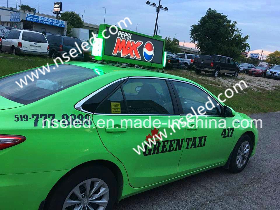 Car Cab Taxi Top LED Display Screens | tradekorea