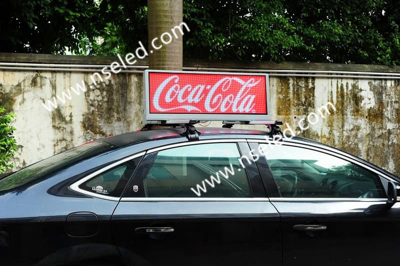Car Cab Taxi Top LED Display Screens | tradekorea