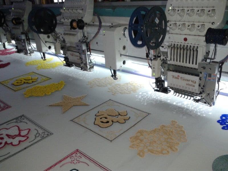 Tai Sang embroidery machine vista model 904+04 | tradekorea