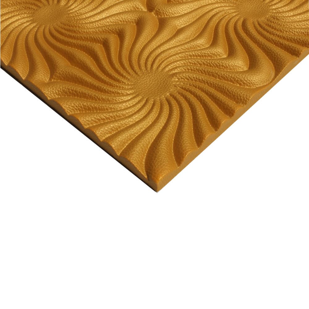 3D Carved Faux Leather tile, Soft 3D Wall Panels 4D002 | tradekorea