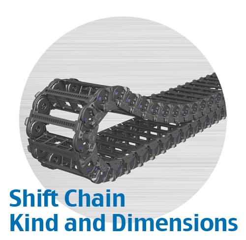 Shift Chain kinds and dimensions | tradekorea