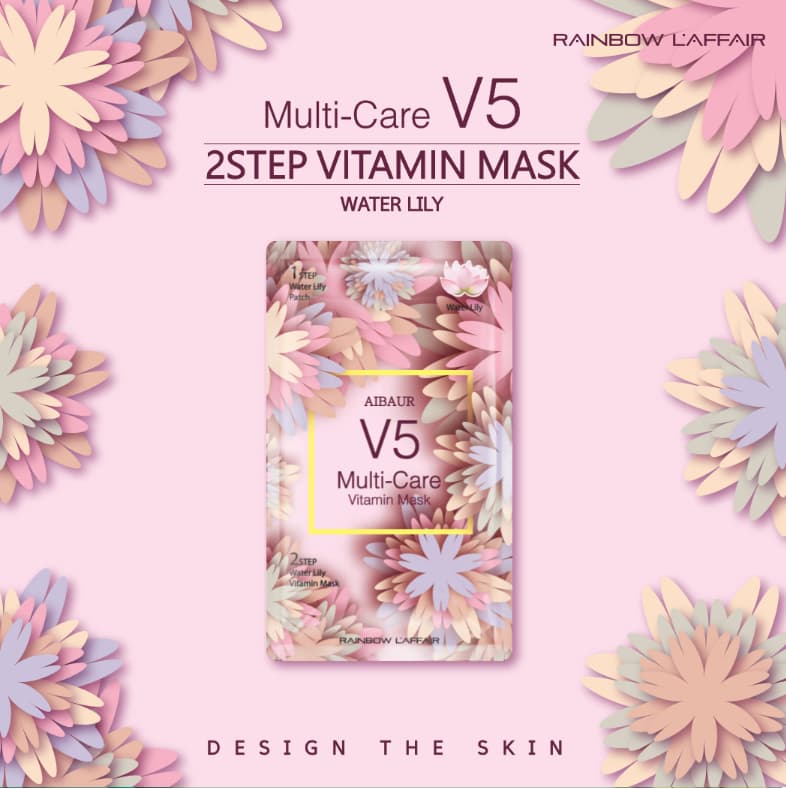 V5 Multi-Care 2Step Water Lily Vitamin Mask | tradekorea