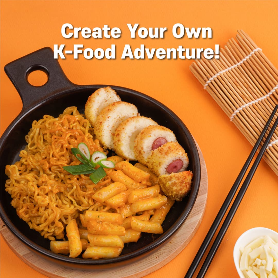 KINIKORA Premium Instant Rabokki Cup - Cheese Flavor | tradekorea