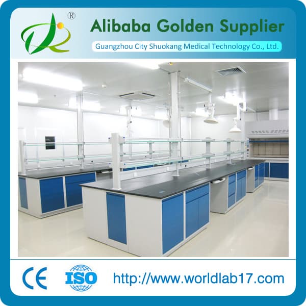 Steel laboratory work bench, Metal lab table | tradekorea