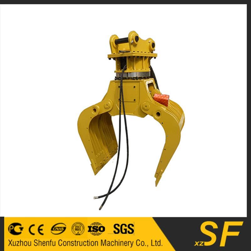 Construction parts,rotating grab for excavators | tradekorea