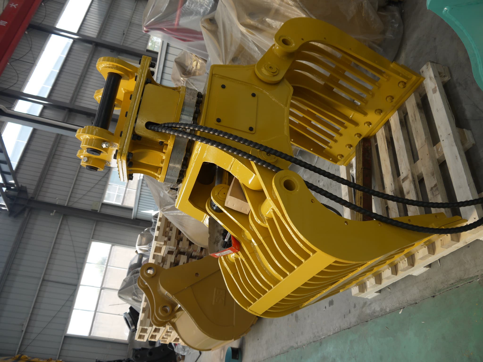 Construction parts,rotating grab for excavators | tradekorea