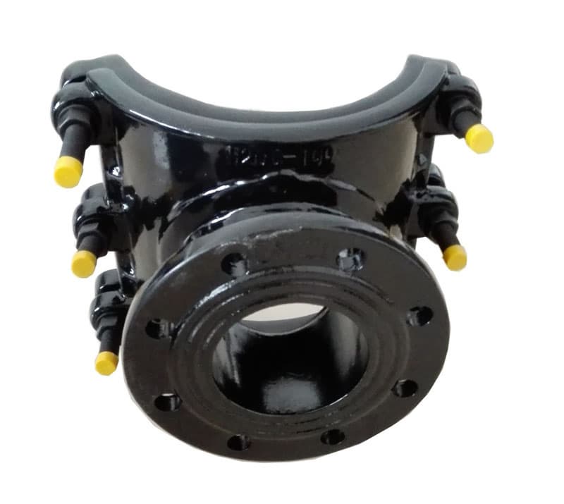 Saddle Tapping Tee of Ductile Iron Pipelines(pipe clamp) | tradekorea