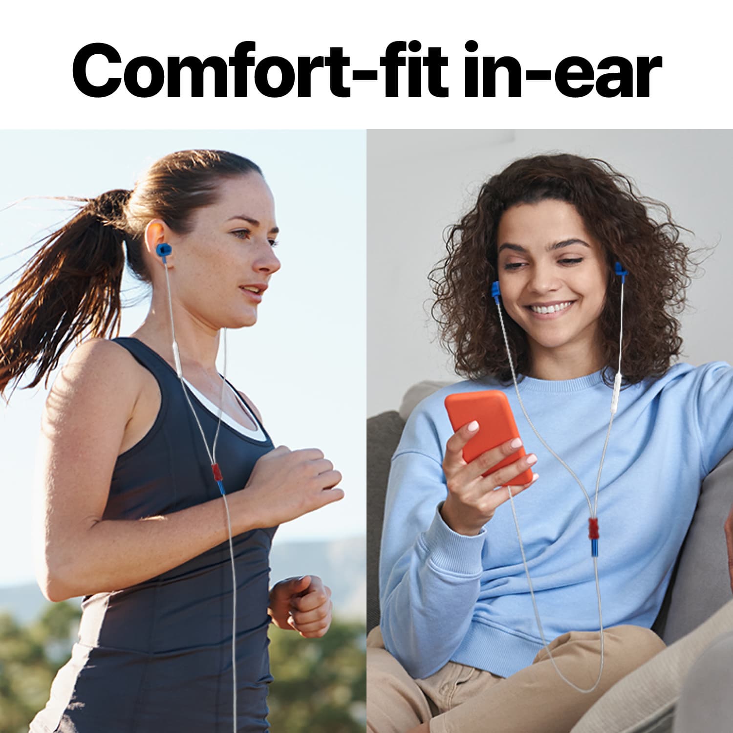 Haribo Type-C Wired Earphones Premium Sound Built-in Mic 1.2m Durable ...