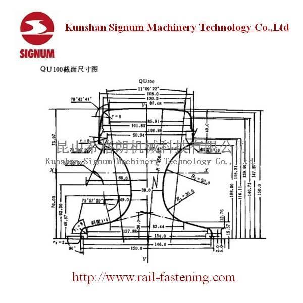 Chinese Standard QU100 Steel Rail | tradekorea