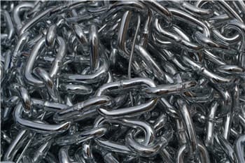 Electro Galvanized Ordinary Mild Iron Medium Link Chain | tradekorea