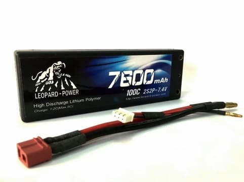 Leopard Power lipo battery 7600 100C 2S2P | tradekorea