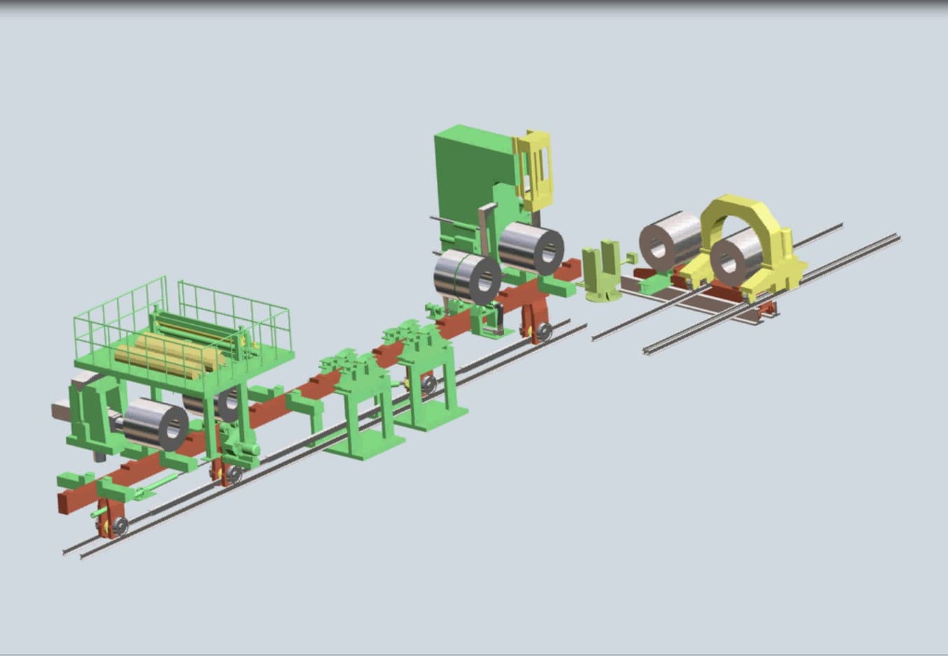 Simplified Automatic Steel Coil Packaging Line | tradekorea