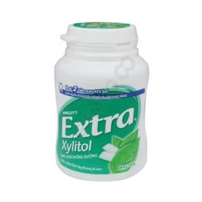 Wrigley Extra Xylitol Peppermint Chewing Gum 56g (Jar) | tradekorea