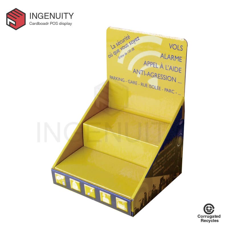 Custom paper countertop display unit CDU-TRAY-021 | tradekorea