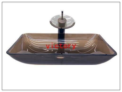 rectangular glass basin | tradekorea