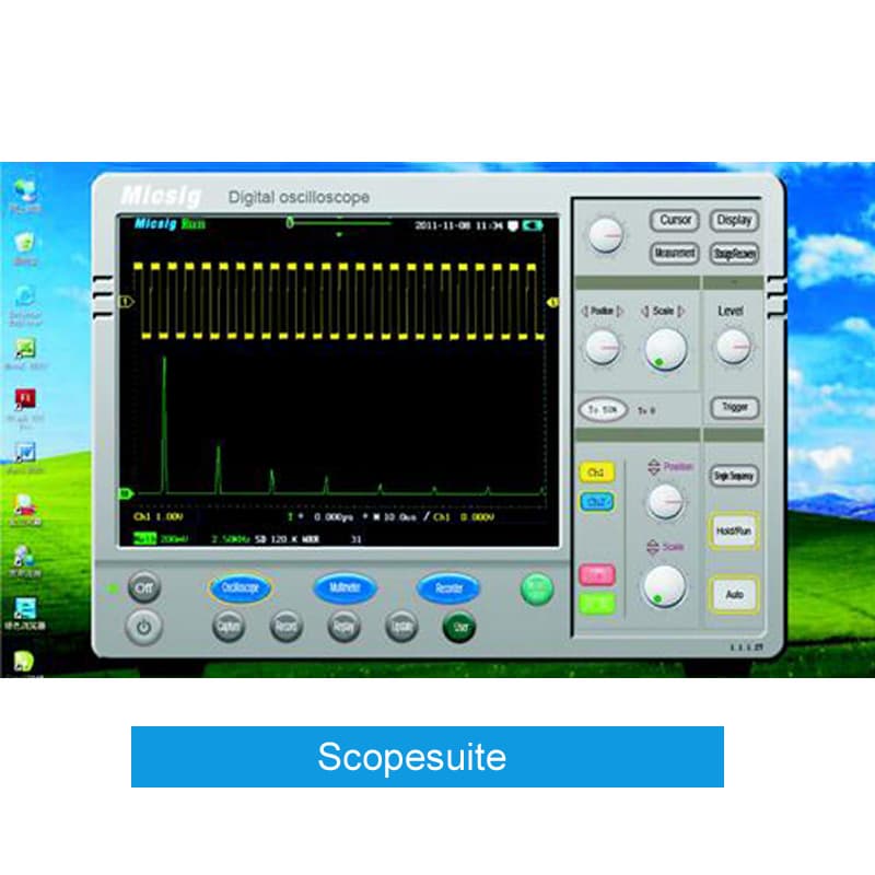 100MHz automotive digital storage handheld oscilloscopes | tradekorea