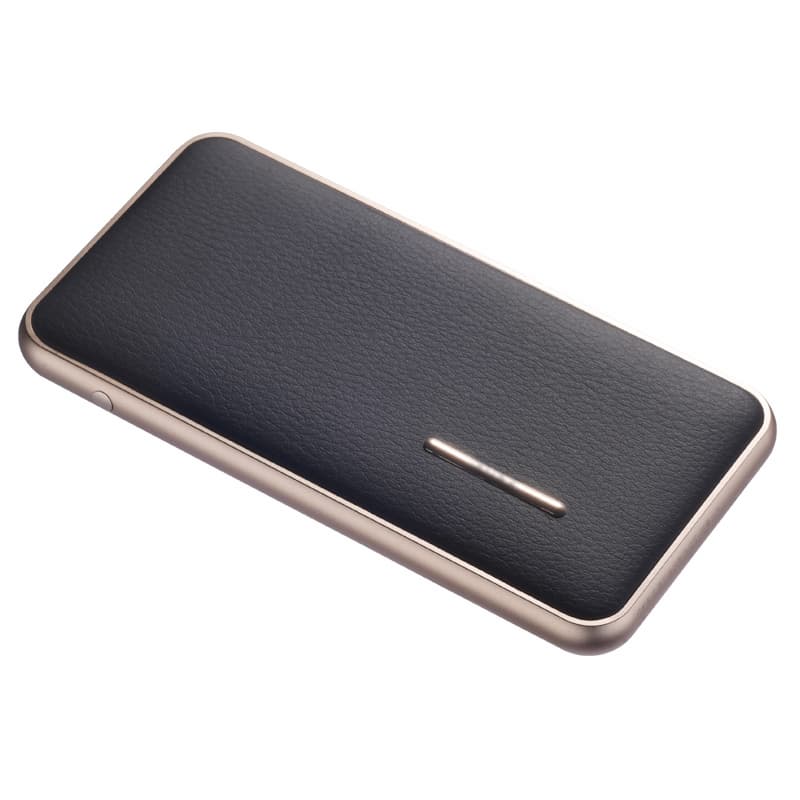 OEM fashion portable 6000mah leather power bank | tradekorea