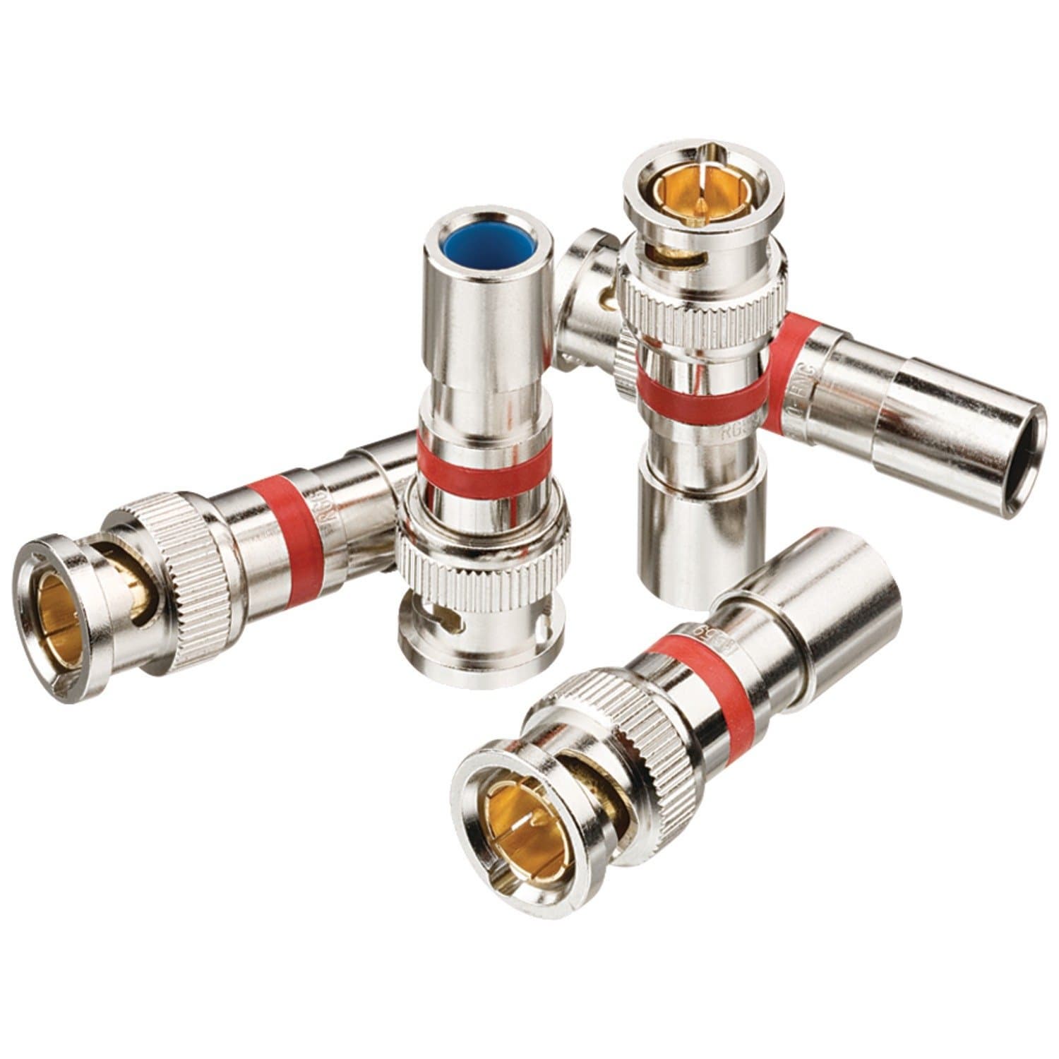 CCTV BNC Male Compression Coaxial Connectors | tradekorea