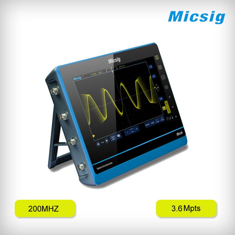 200MHz 4 channels touch screen digital tablet oscilloscope | tradekorea