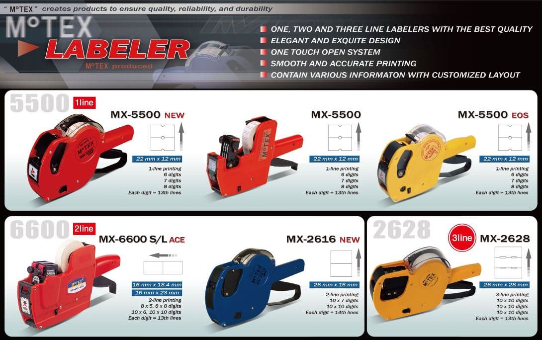 Price Labeler - 1, 2, 3 line labeler. | tradekorea