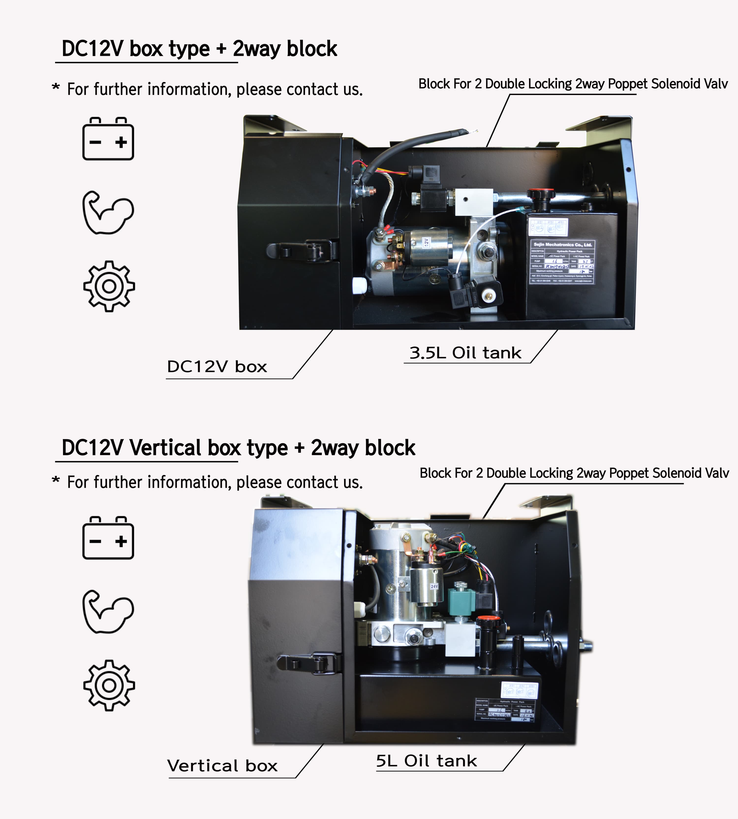 DC MOTOR POWER PACK 12V TAIL LIFT | tradekorea