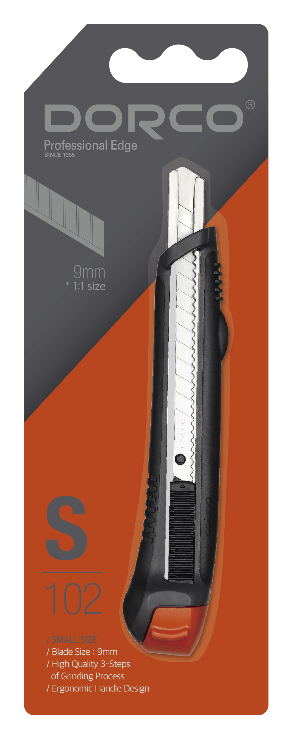 DORCO Snap-off Cutter Knife S102 | tradekorea