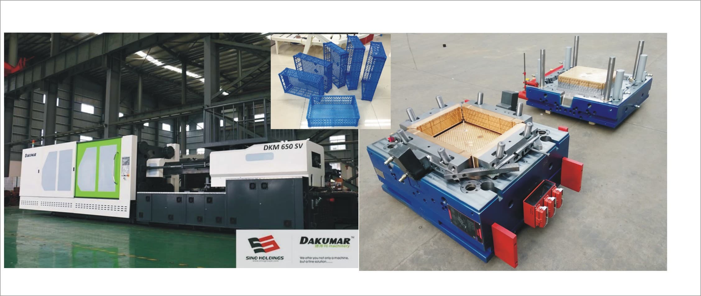 DKM 650T Injection Molding Machine for 20L Paint Bucket | tradekorea