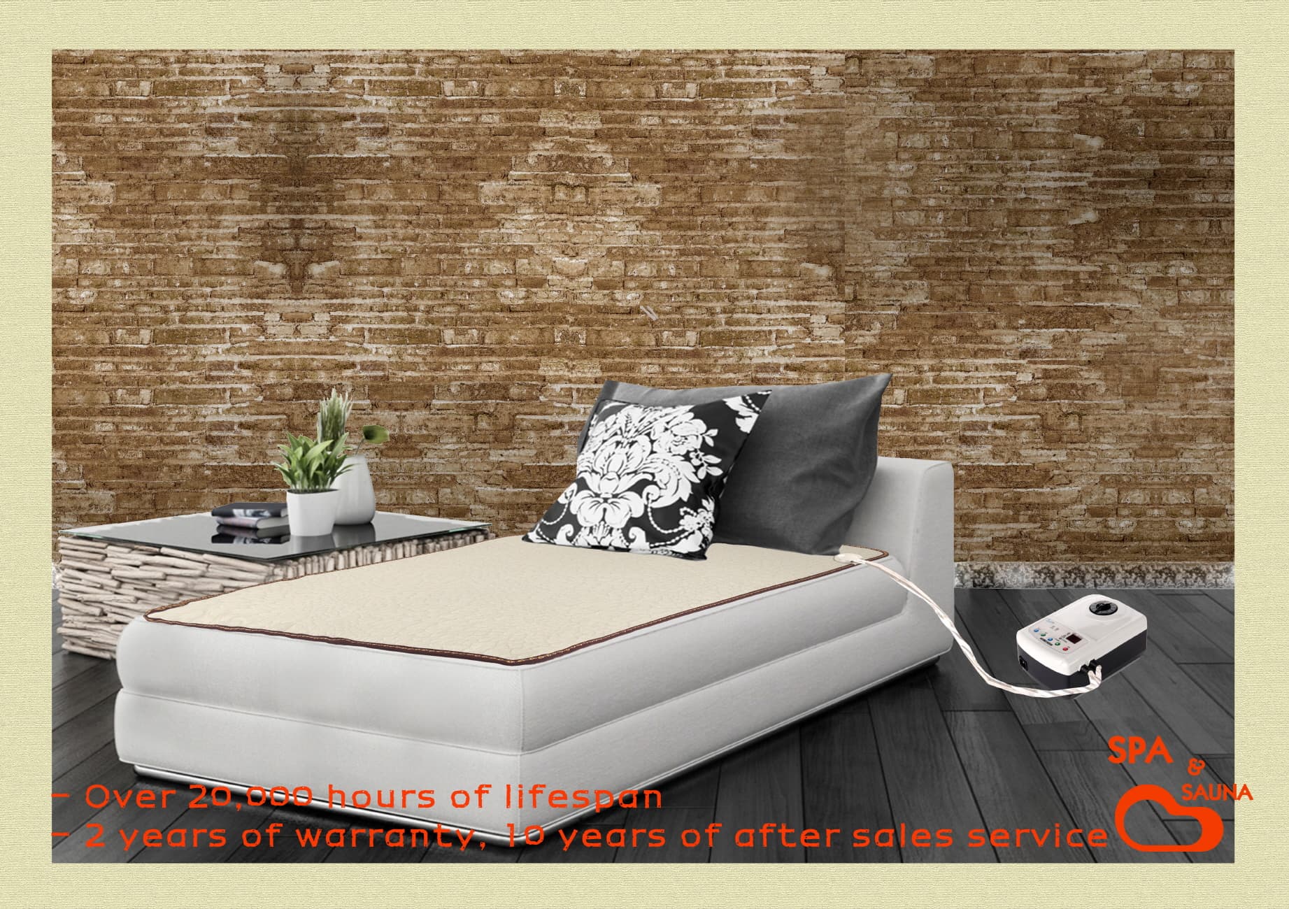 SPA & SAUNA Hot Water Circulation Mattress | tradekorea