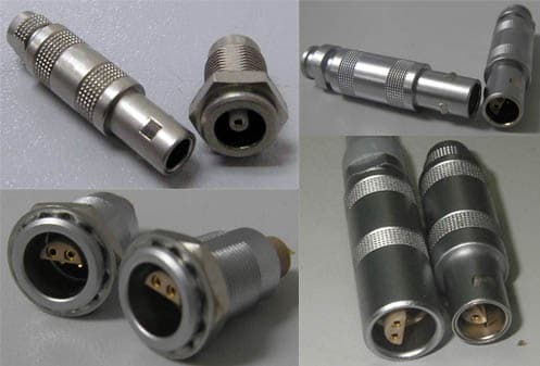 Lemo connector substitute, push pull connector Series S, self-latching ...
