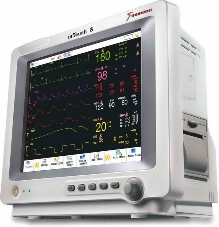 Full touch screen Multi-Parameter Patient Monitor mTouch 8 | tradekorea