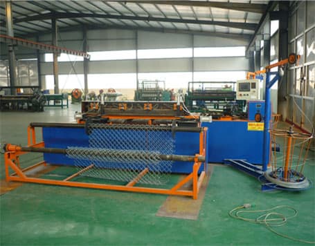 Diamond Wire Mesh (Chain Link Fence) Machine | tradekorea